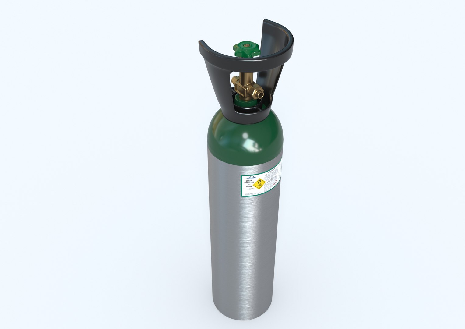Oxygen Cylinder 3D Model - TurboSquid 1659063