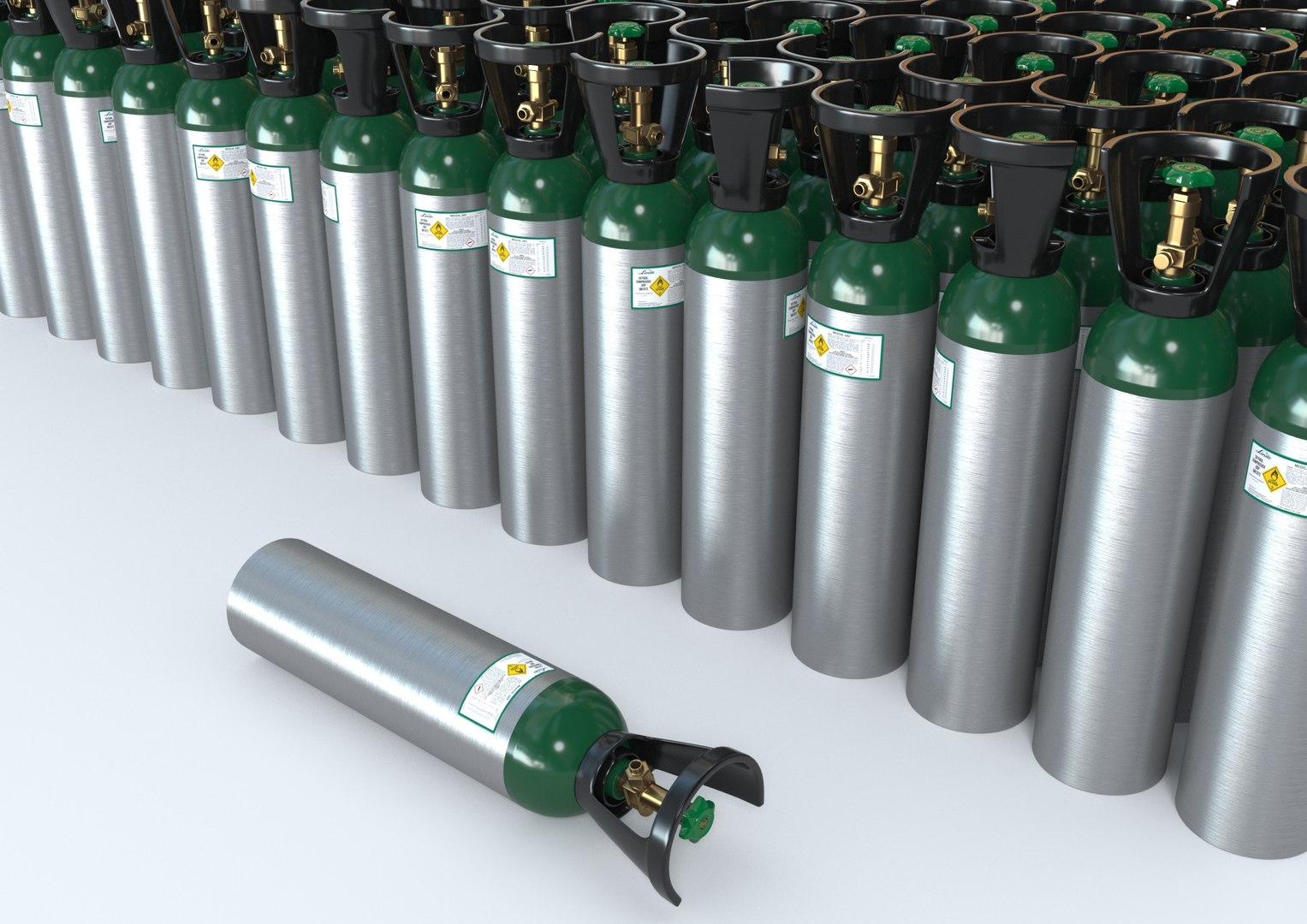 Oxygen Cylinder 3D Model - TurboSquid 1659063