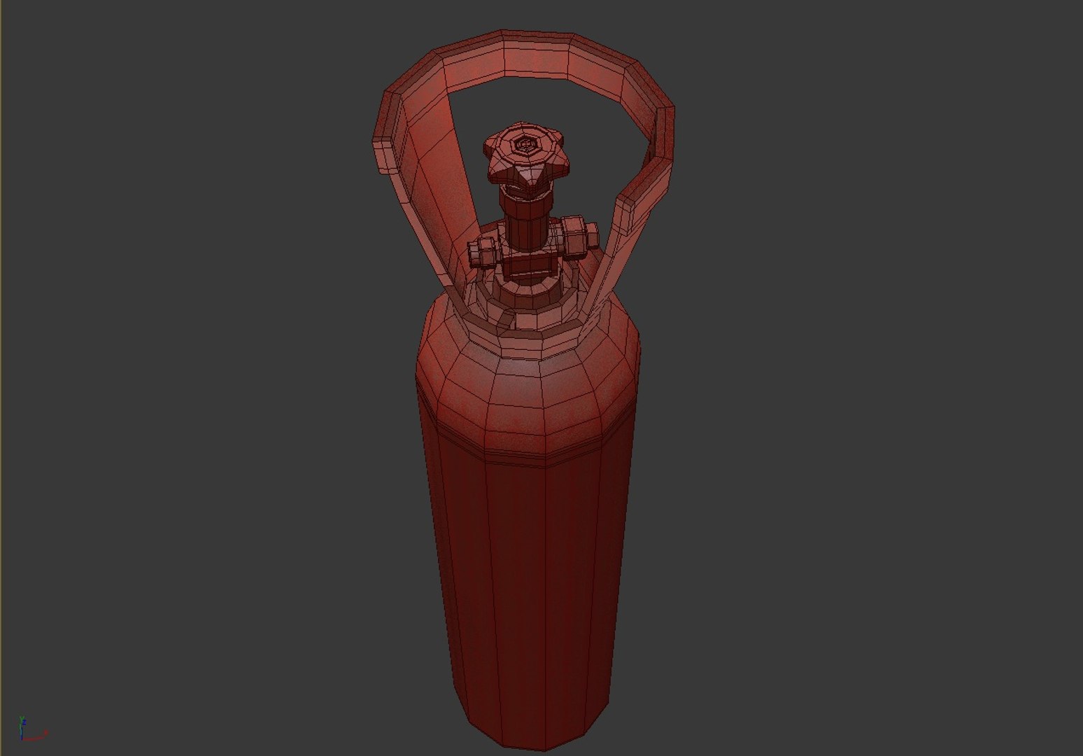Oxygen Cylinder 3D Model - TurboSquid 1659063