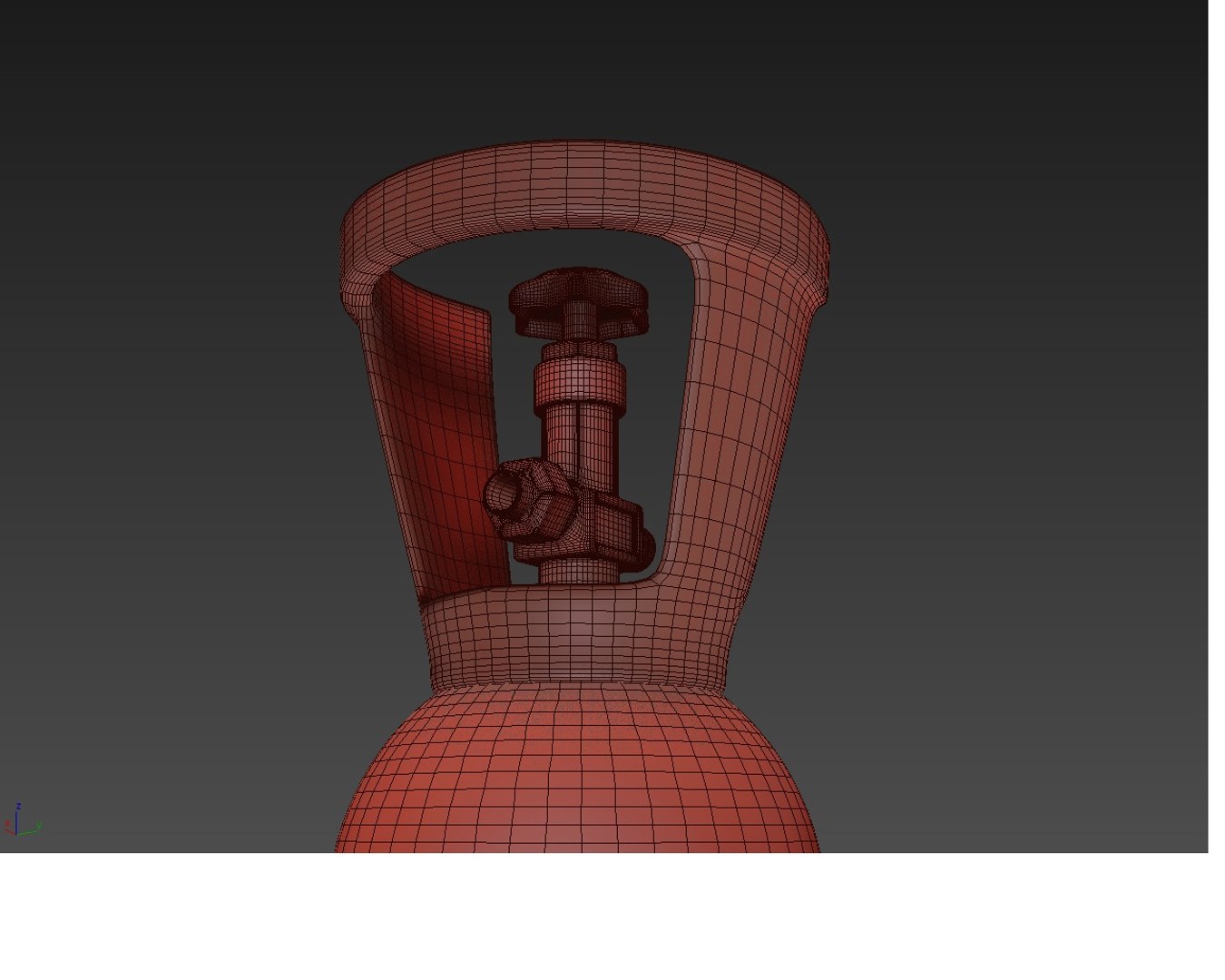 Oxygen Cylinder 3D Model - TurboSquid 1659063