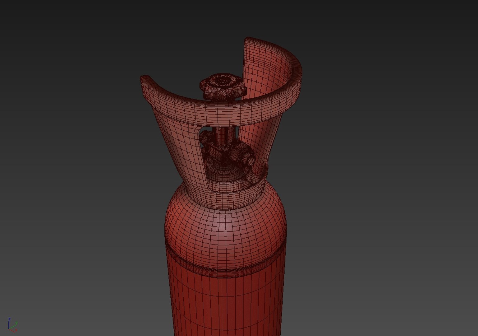 Oxygen Cylinder 3D Model - TurboSquid 1659063