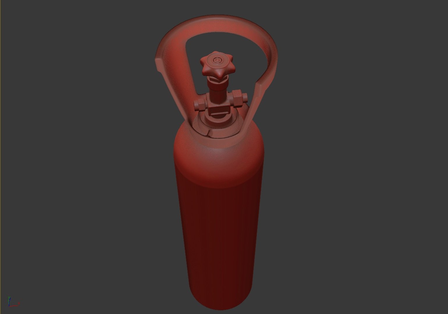 Oxygen Cylinder 3D Model - TurboSquid 1659063