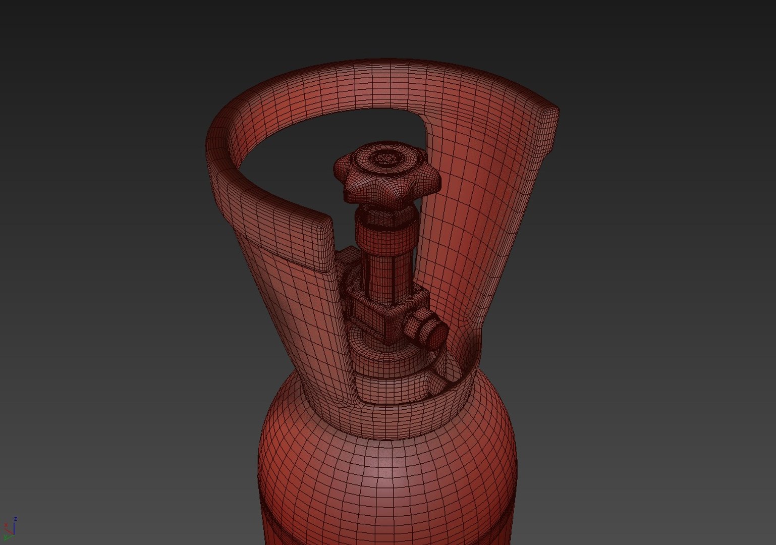 Oxygen Cylinder 3D Model - TurboSquid 1659063