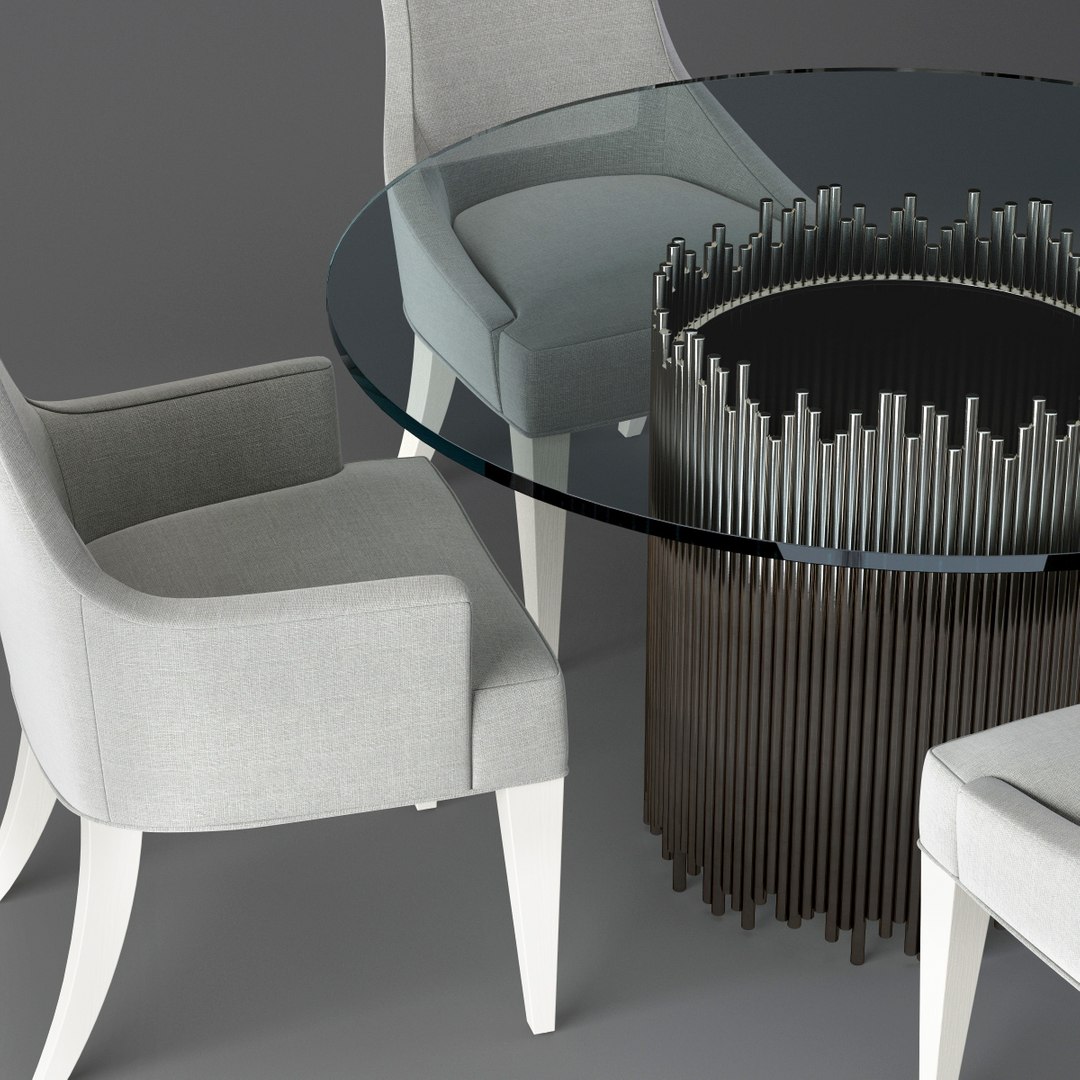 3D Calista Dining Table Model - TurboSquid 1435681