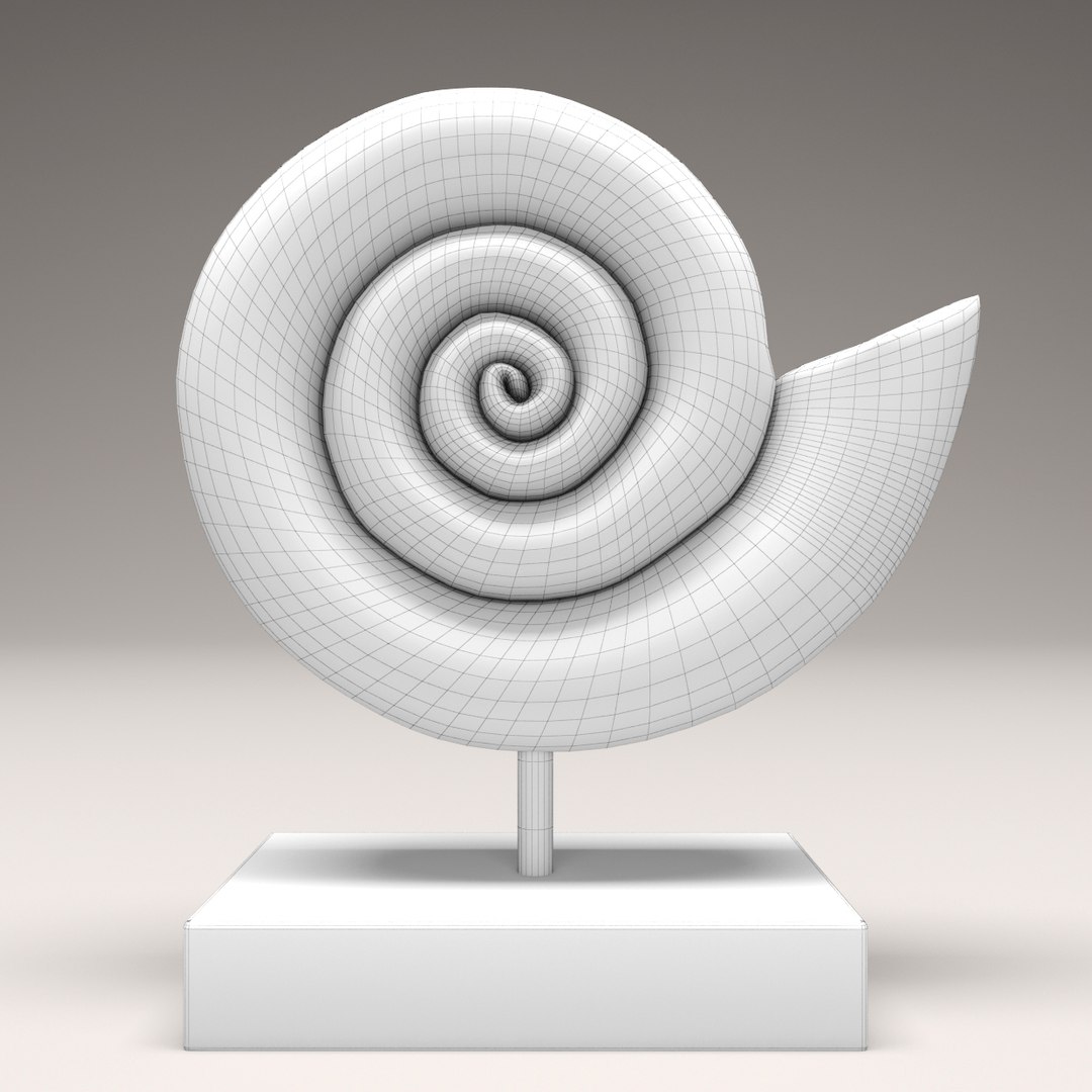 Nautical Shell 3d Model