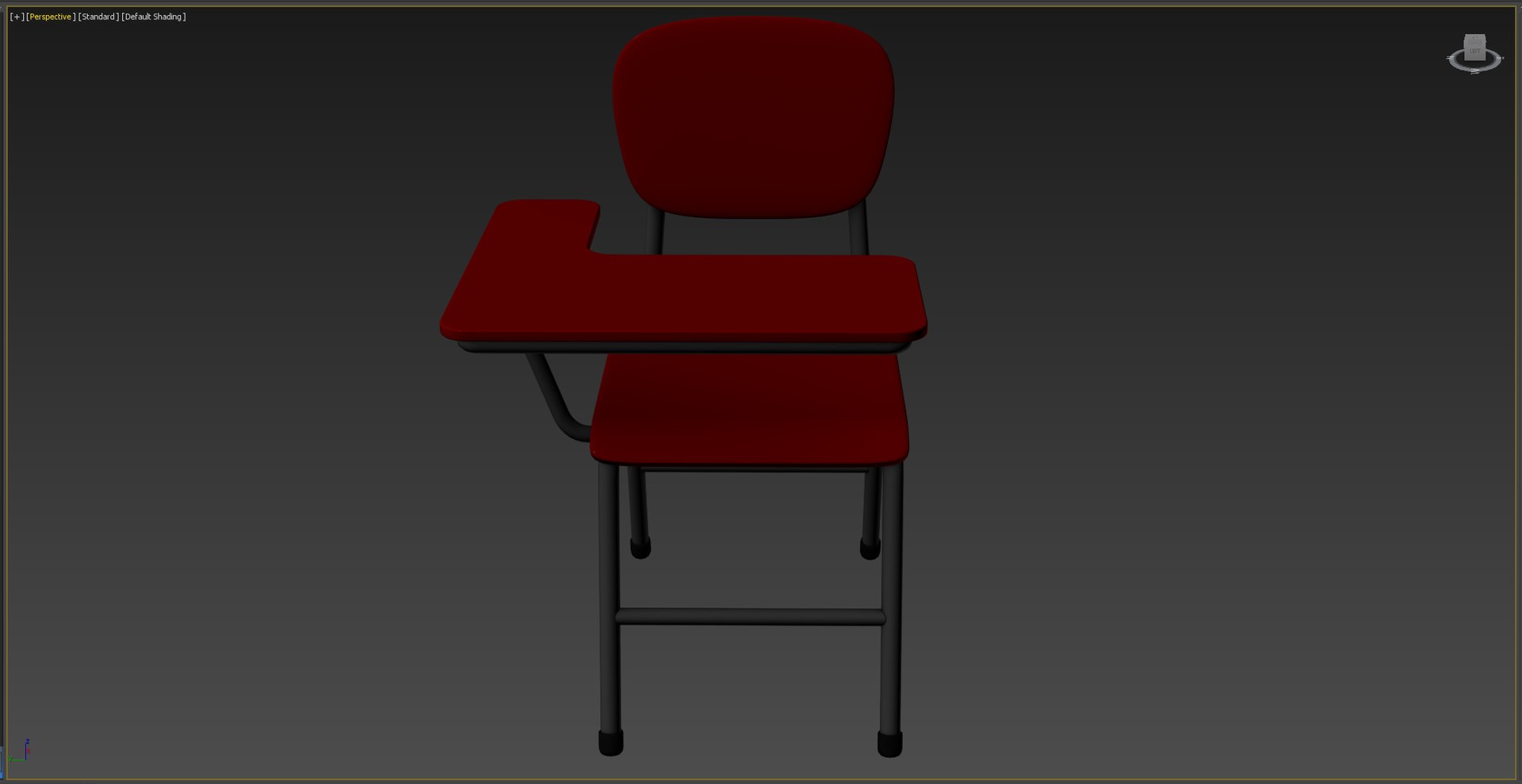 School Desk And Chair Model - TurboSquid 1779645