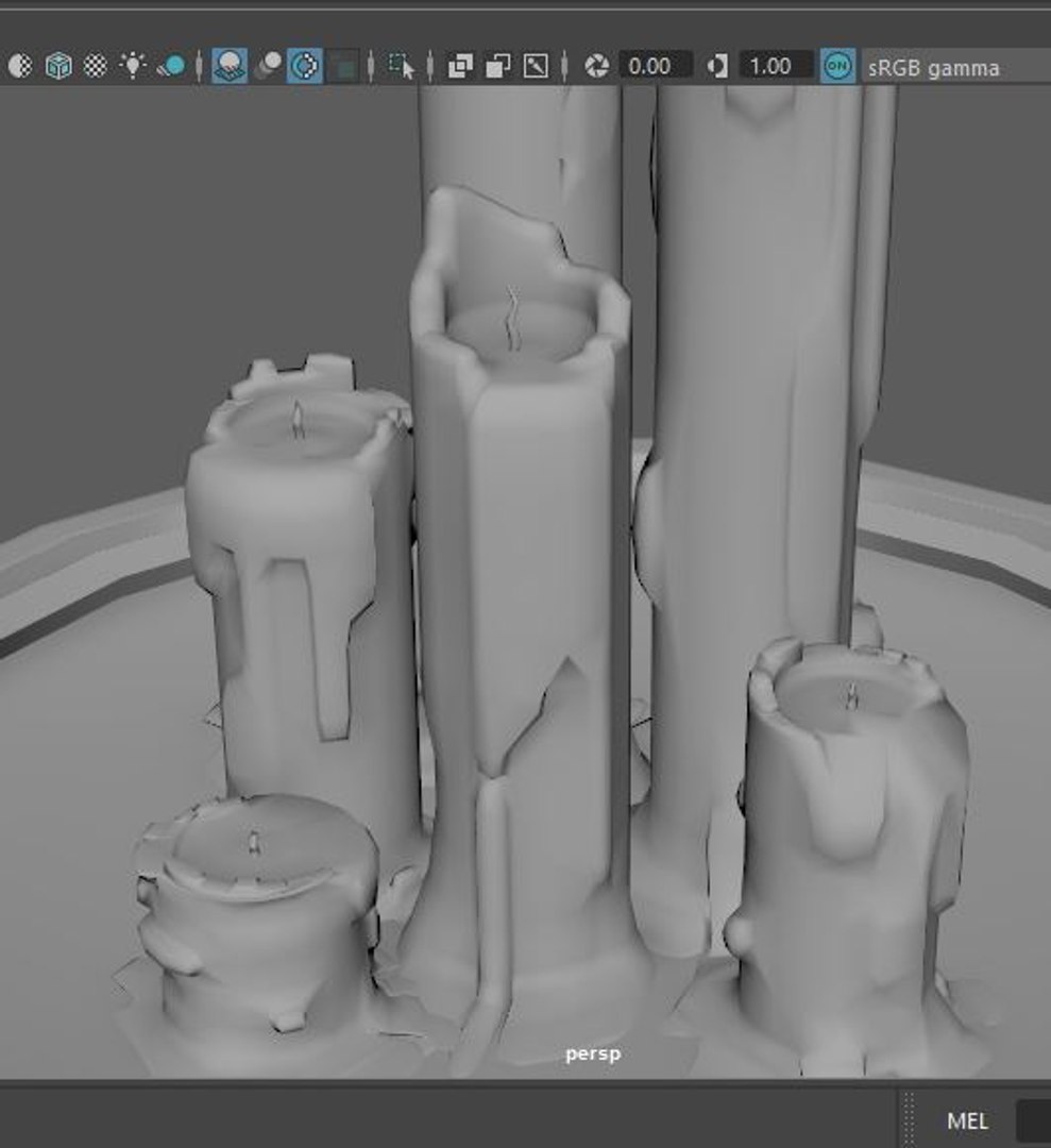 Candles 3D model - TurboSquid 1362327