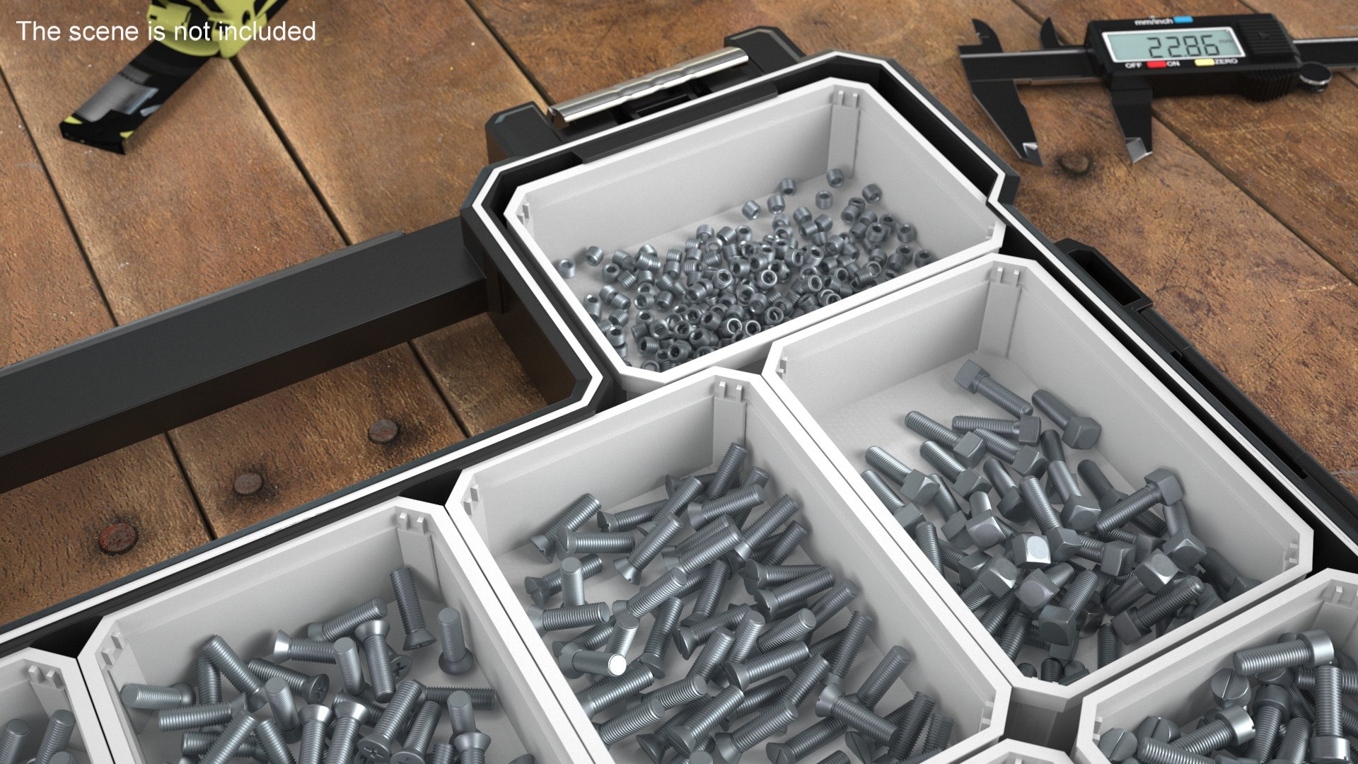 3D Zinc Steel Screw Kit Model - TurboSquid 2256266