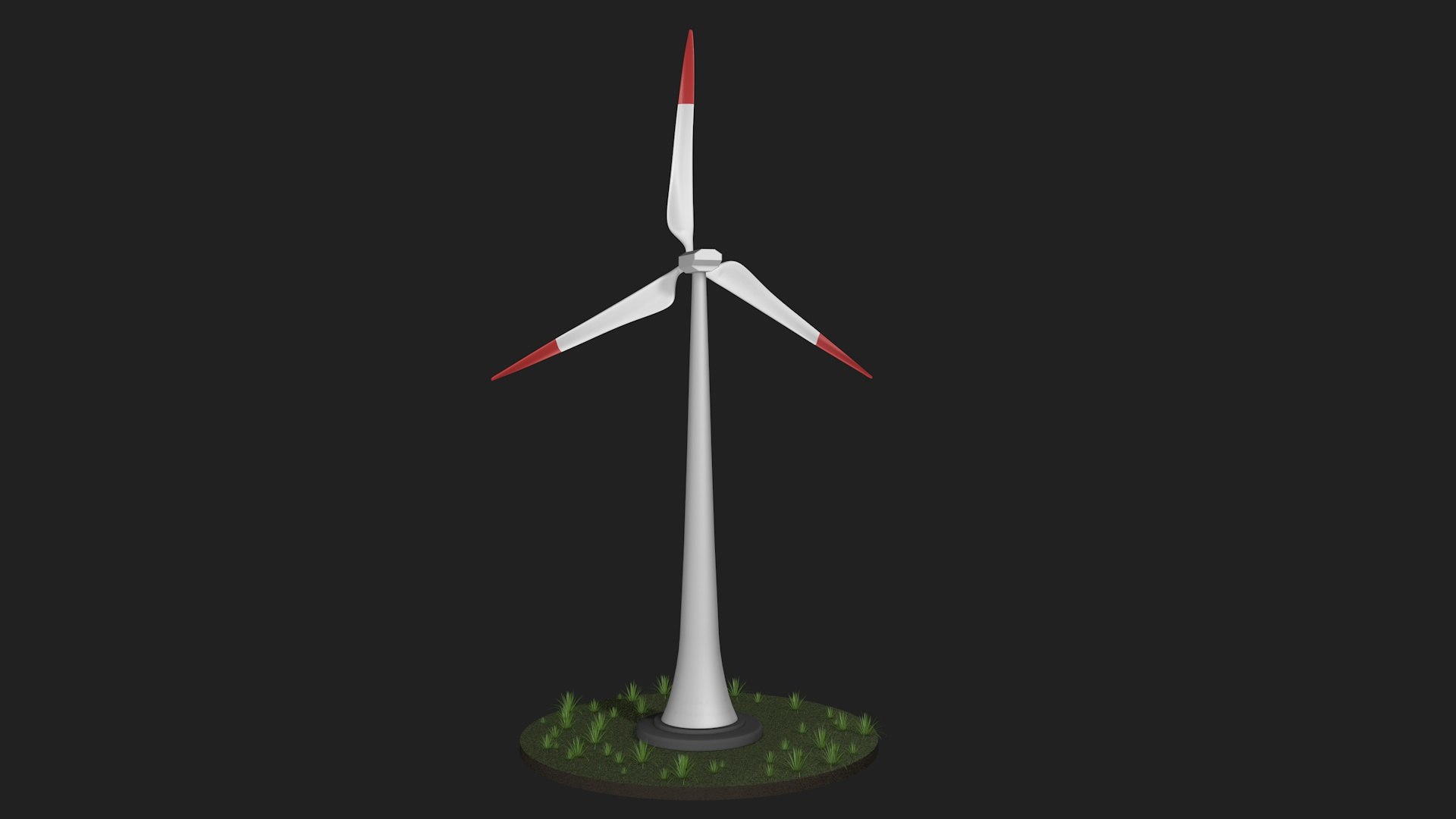 Wind Power Plant 3D Model - TurboSquid 2216388