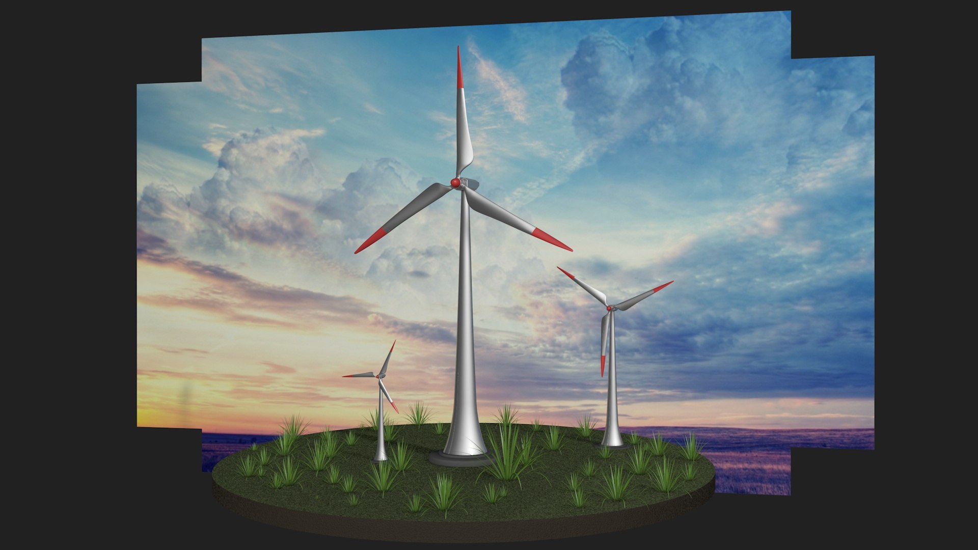 Wind Power Plant 3D Model - TurboSquid 2216388