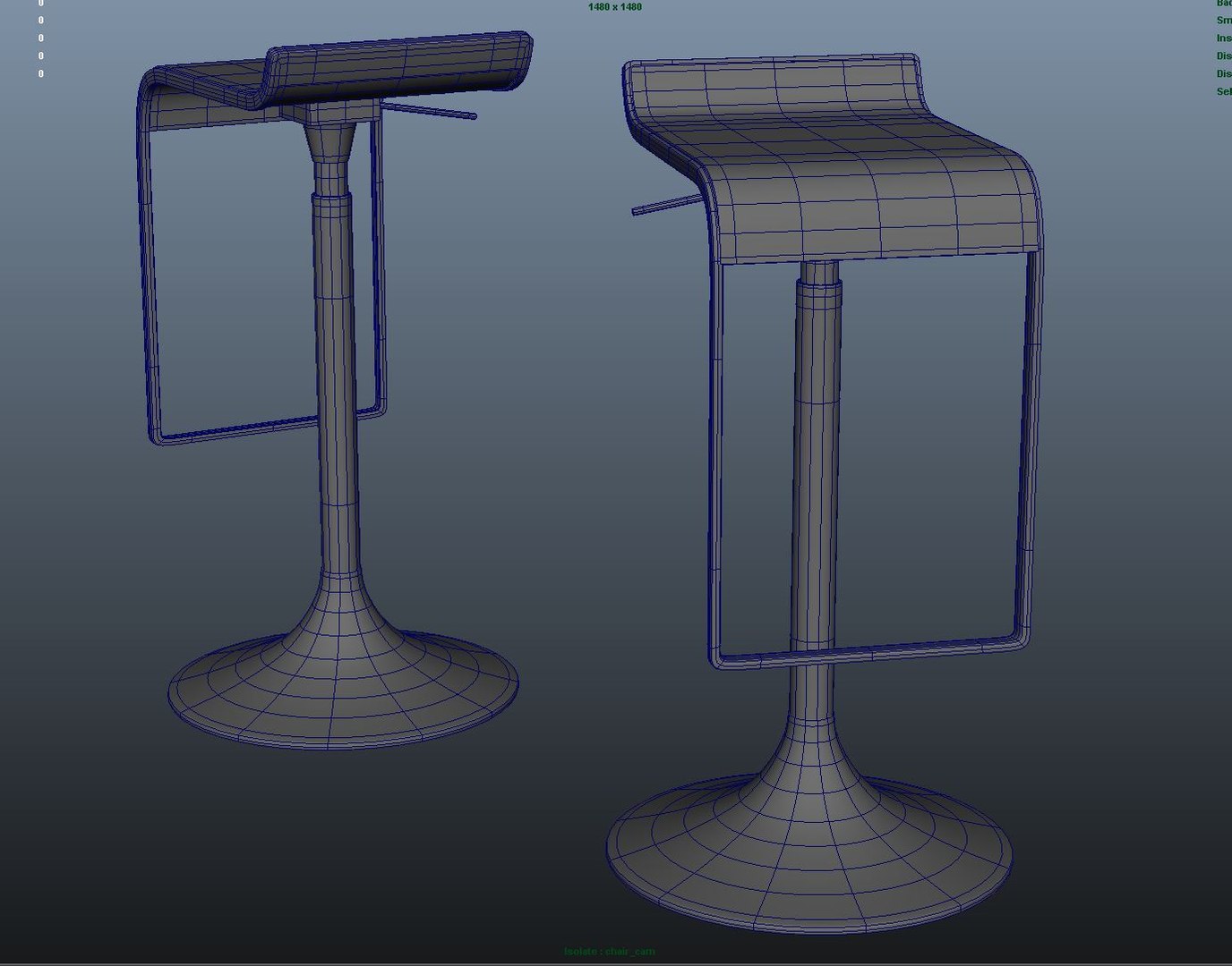 3d bar chair