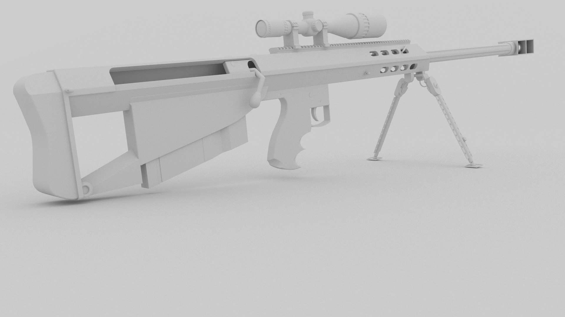 3D Barret M95 - TurboSquid 1258852