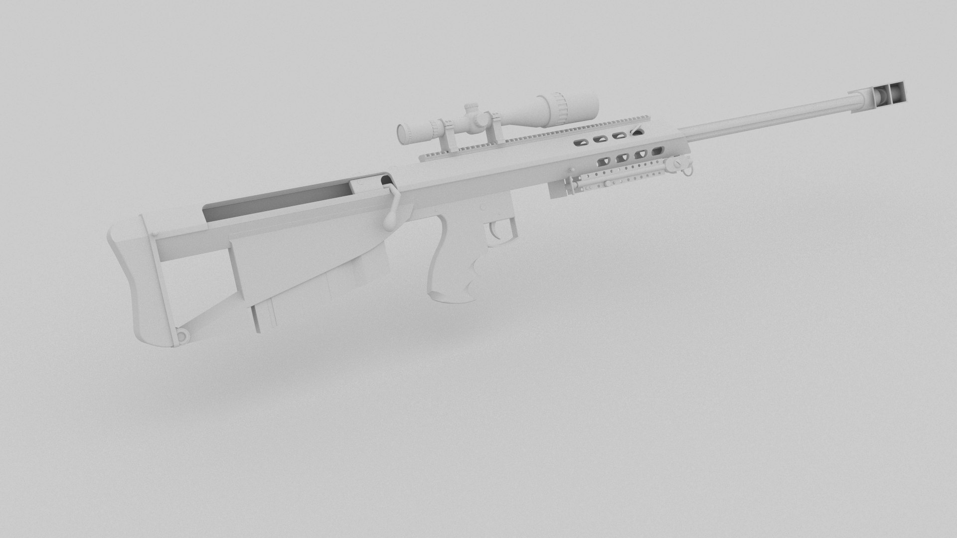 3D Barret M95 - TurboSquid 1258852