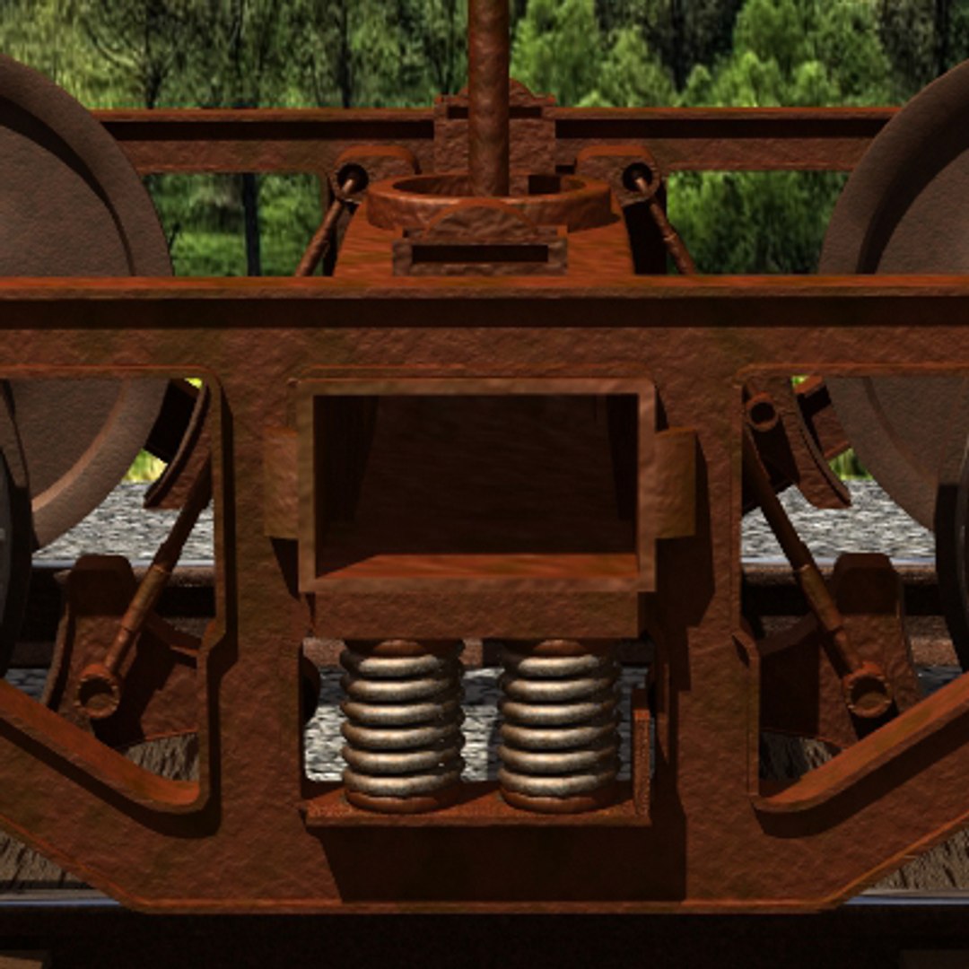 3d Train Bogie Bettendorf Style