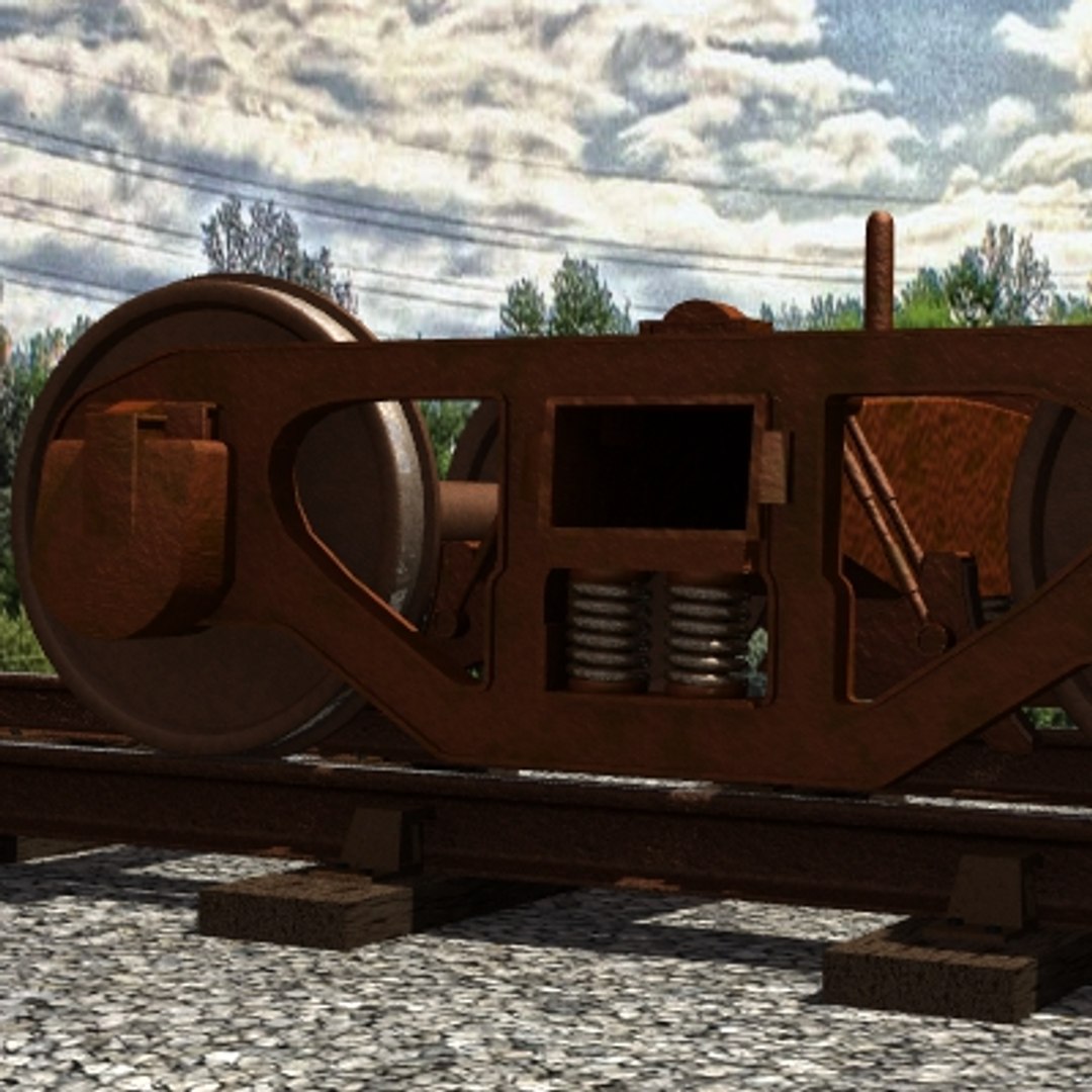 3d Train Bogie Bettendorf Style