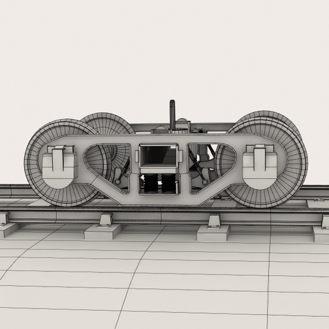 3d Train Bogie Bettendorf Style