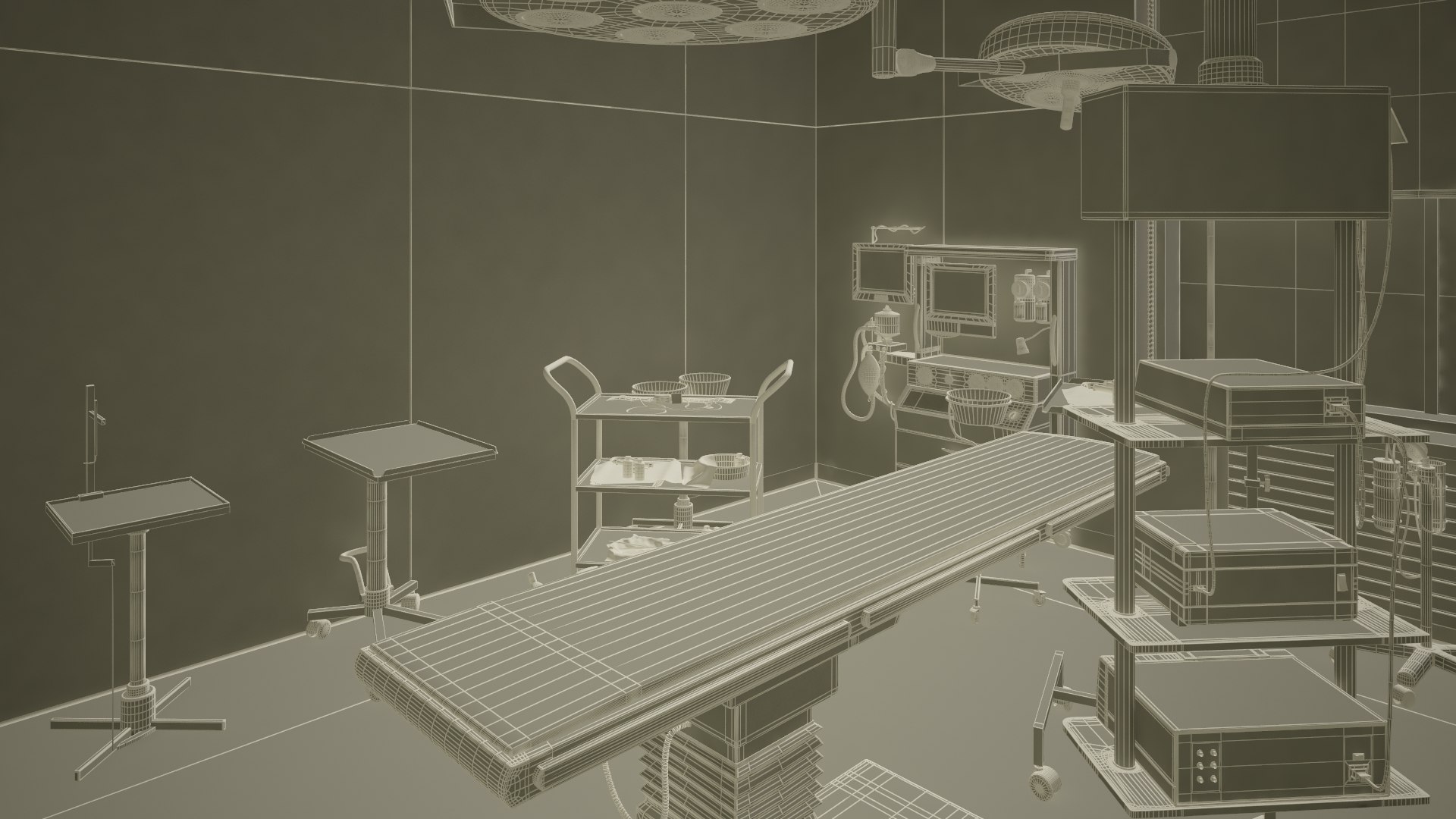 Surgical Room Operations Model - TurboSquid 1547445