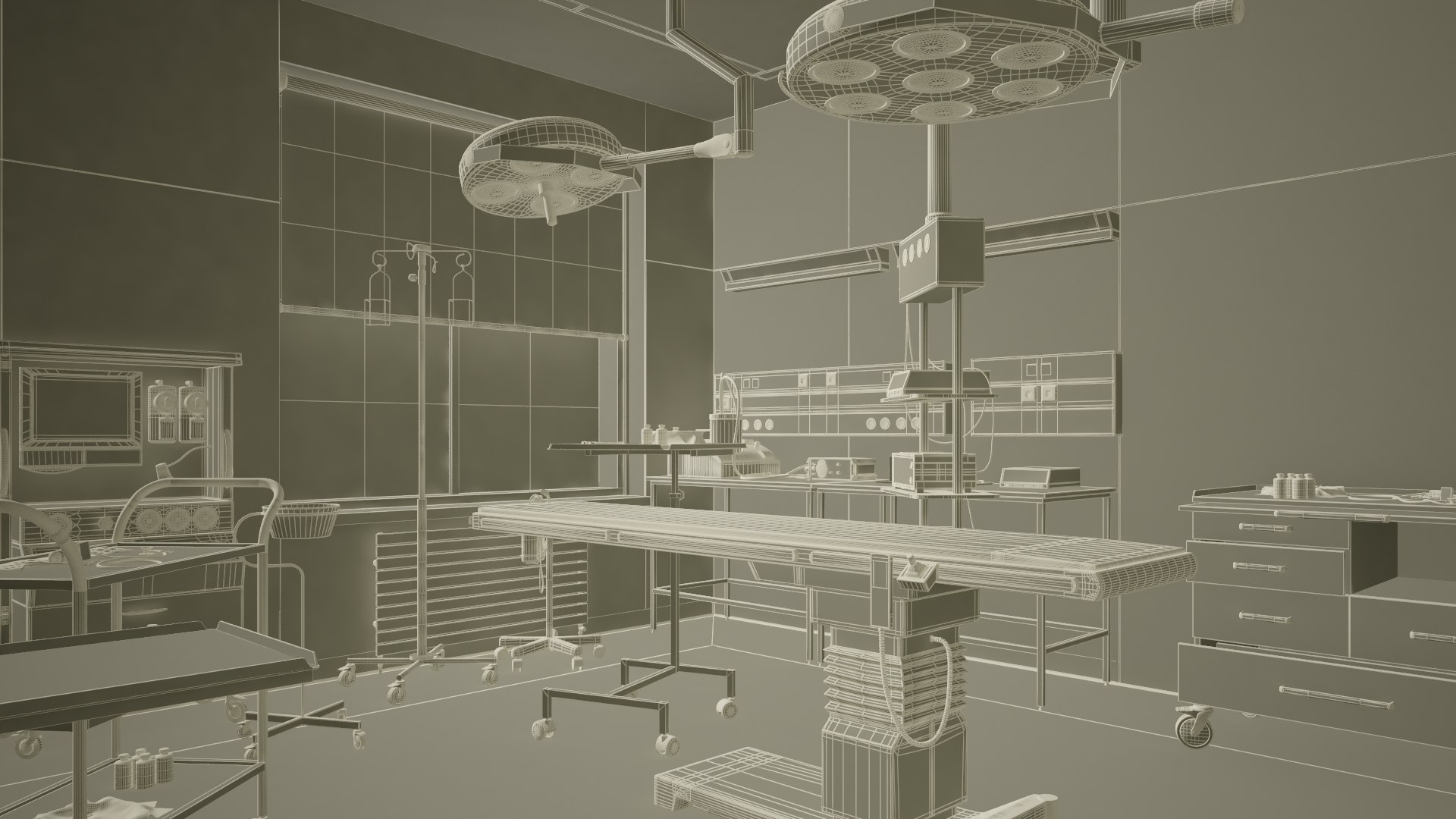 Surgical Room Operations Model - TurboSquid 1547445