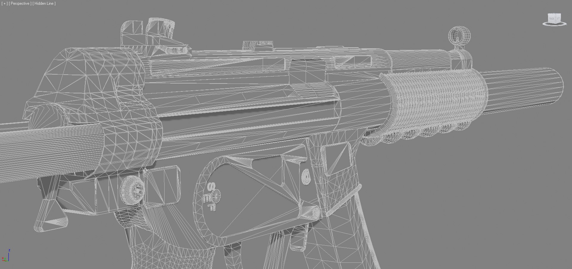3ds Max Semi-auto Machine Gun