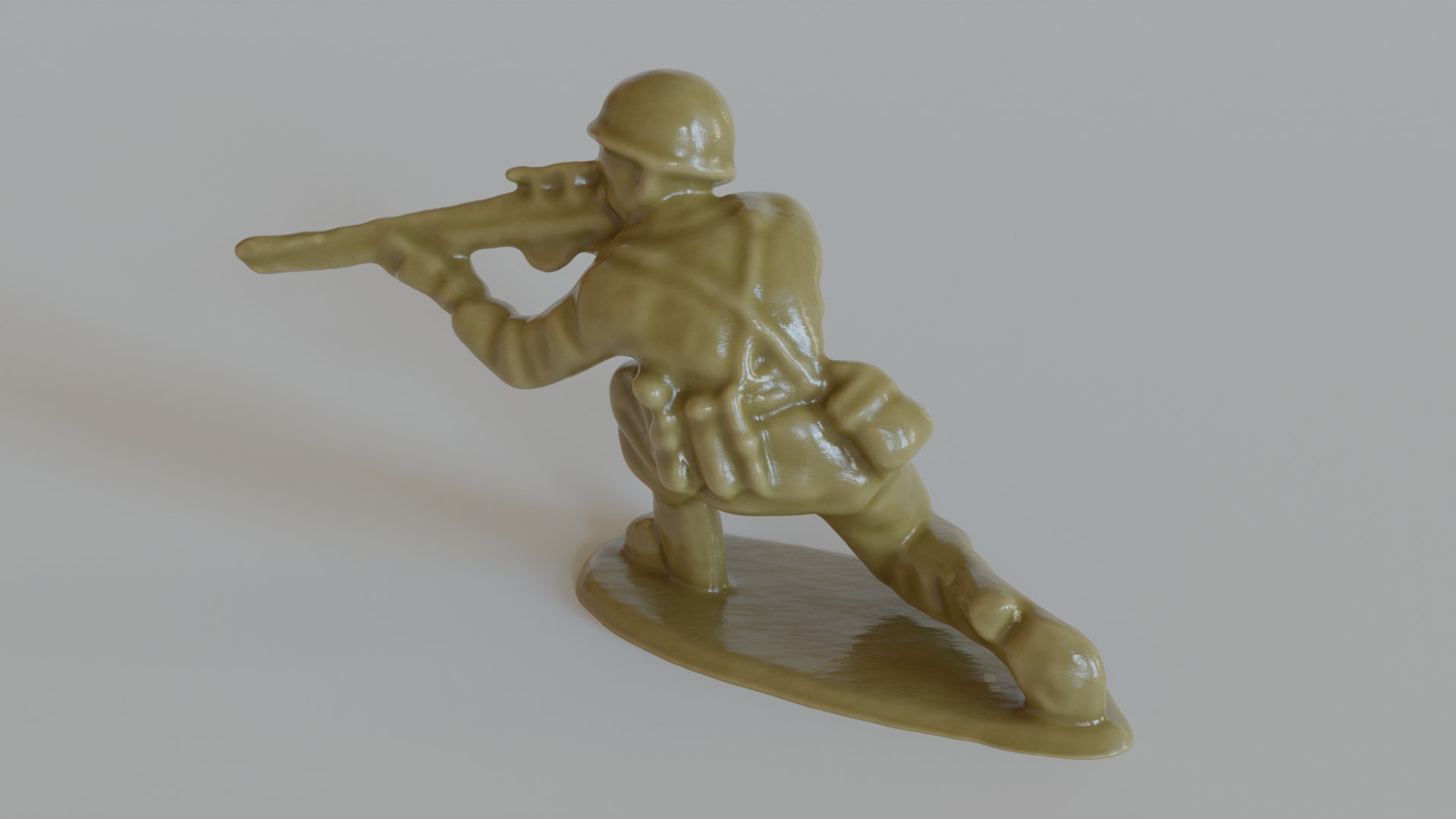 Beige Plastic Army Man Soldier Toy 02 3D - TurboSquid 2059538