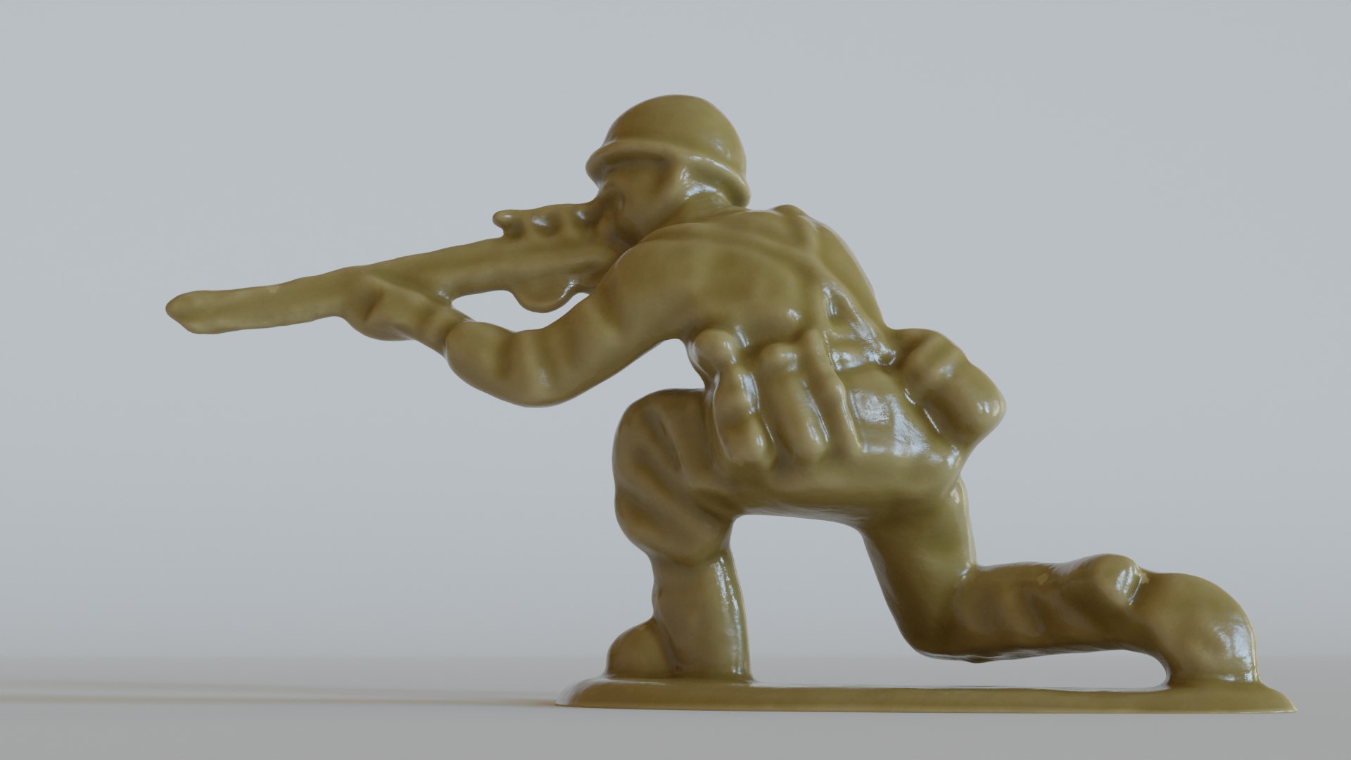 Beige Plastic Army Man Soldier Toy 02 3D - TurboSquid 2059538