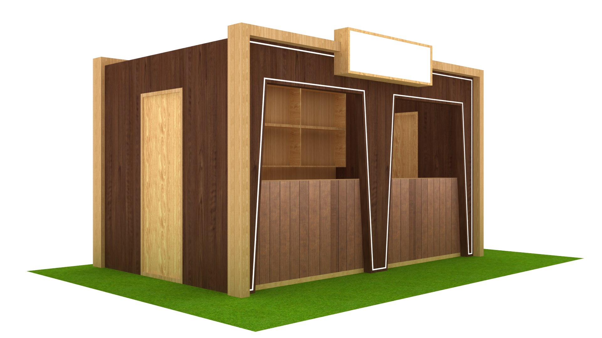 Food Stall Wood Texture 3D Model - TurboSquid 2028525