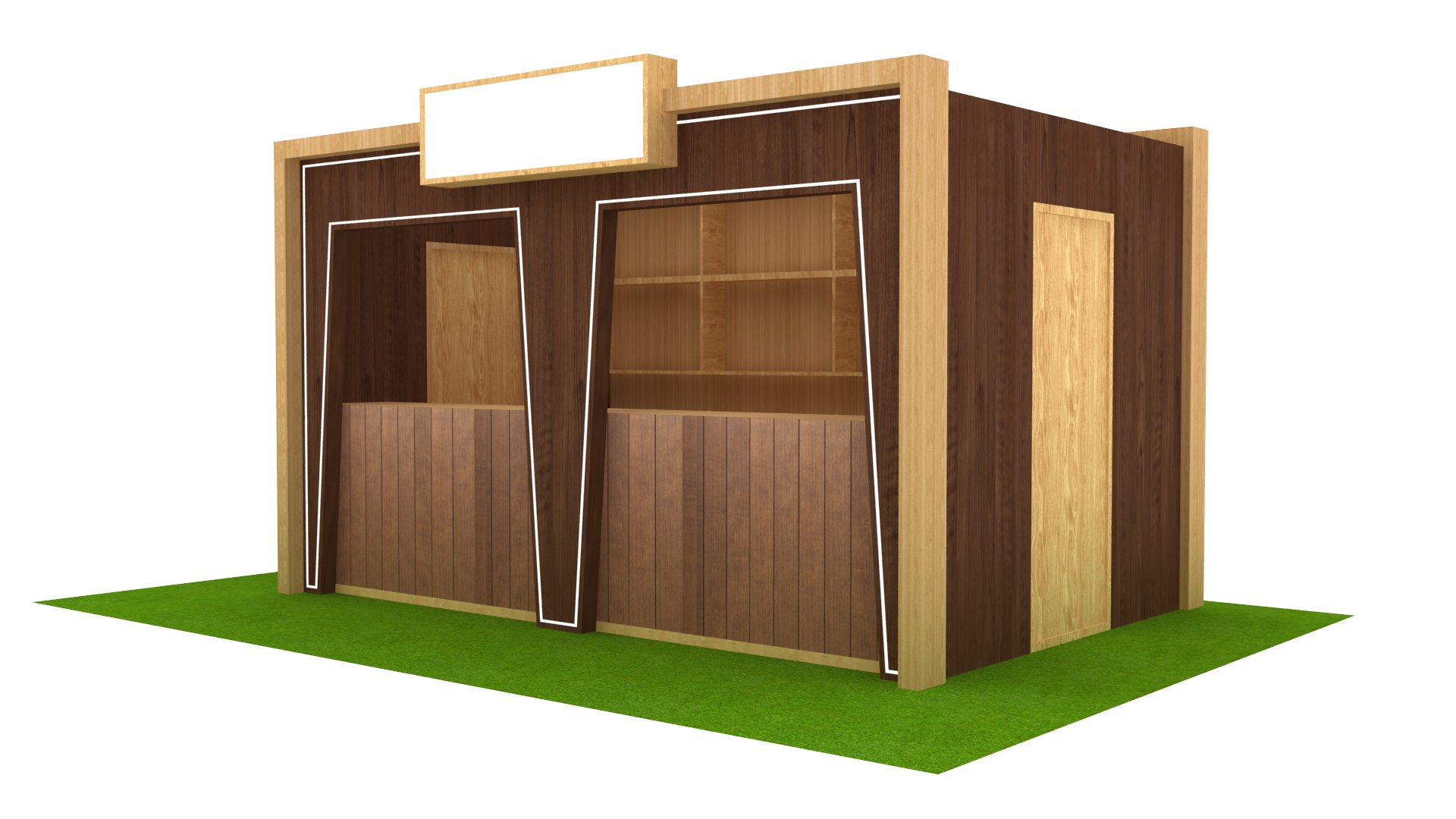 Food Stall Wood Texture 3D Model - TurboSquid 2028525