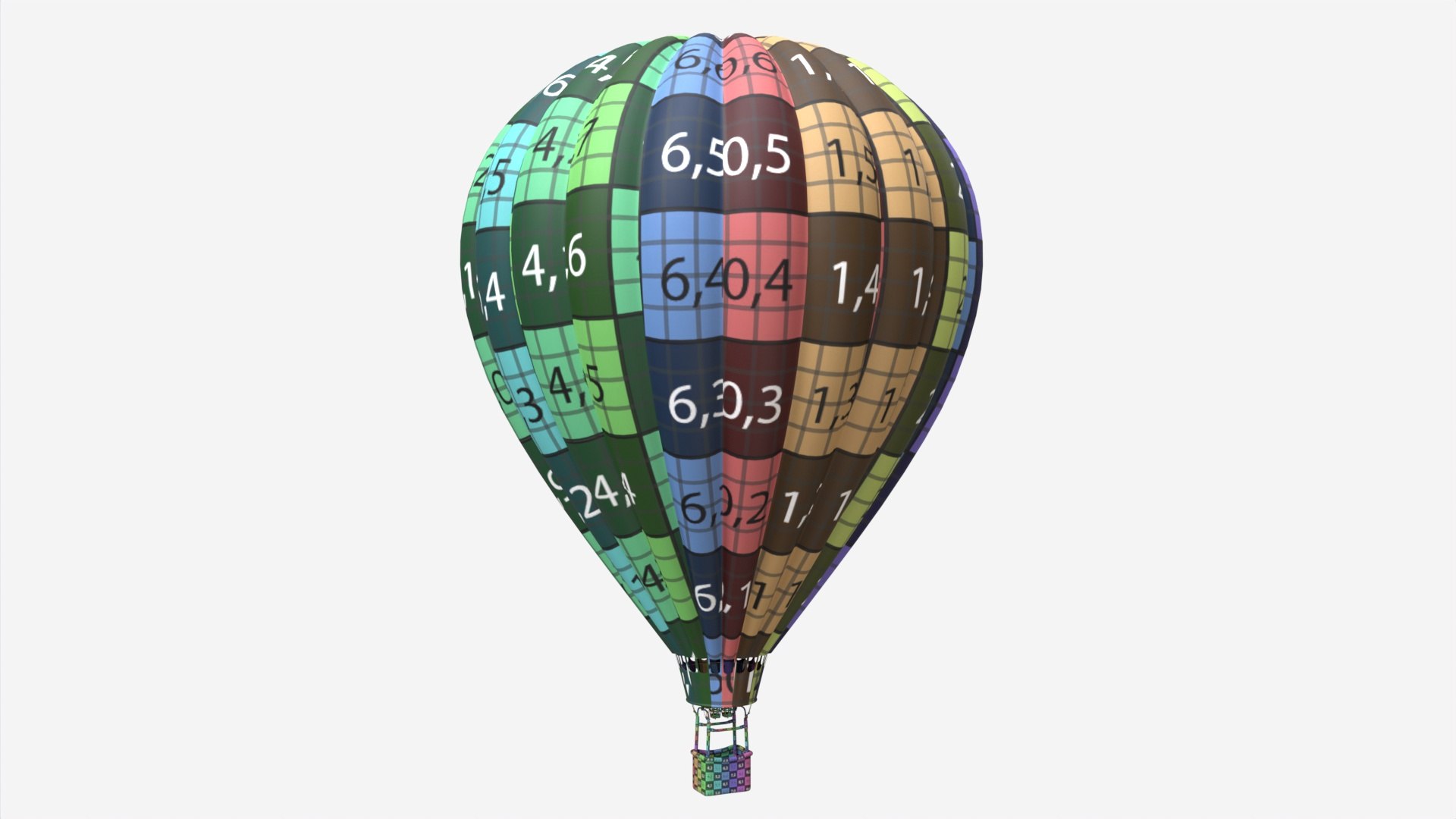 Hot Air Balloon Model - TurboSquid 1921041