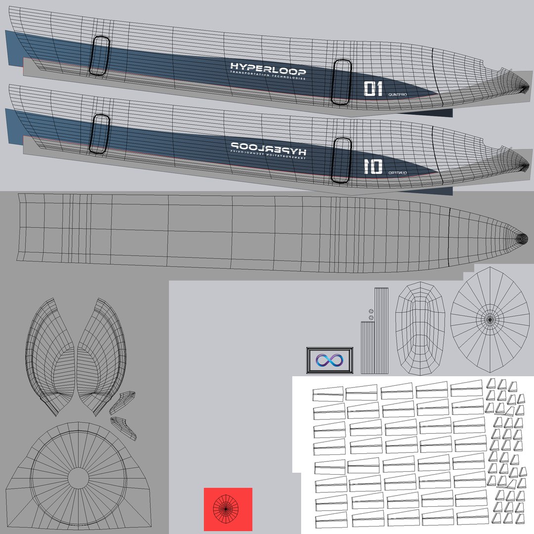 Hyperloop Train 3D Model - TurboSquid 1446992
