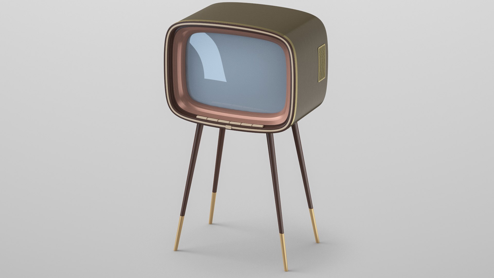 3D Retro TV 01 - TurboSquid 1995858