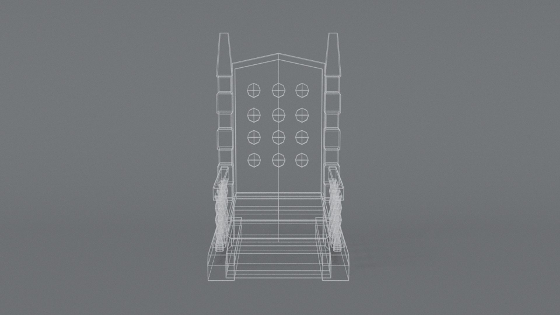 3D Model Throne Cartoon - TurboSquid 1563394