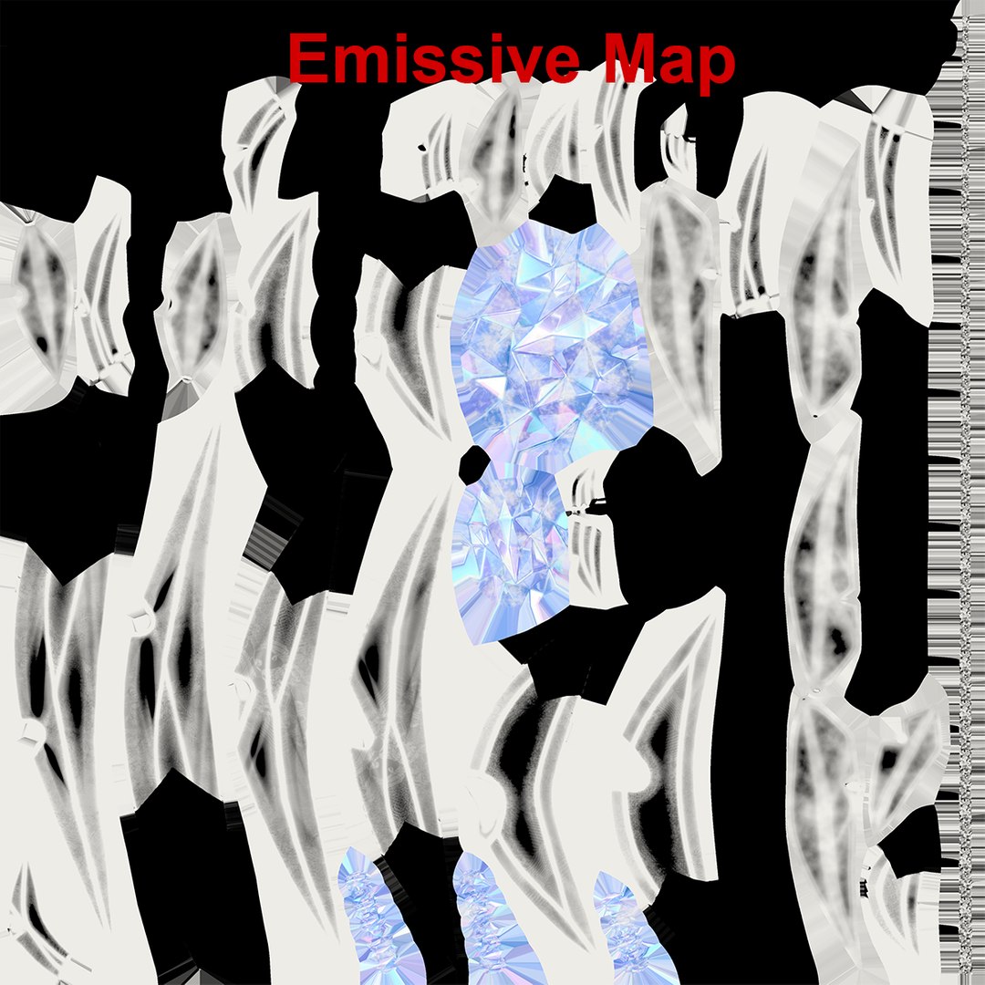 3D Fantasy Trident08 All PBR Unity UE Textures Included model ...