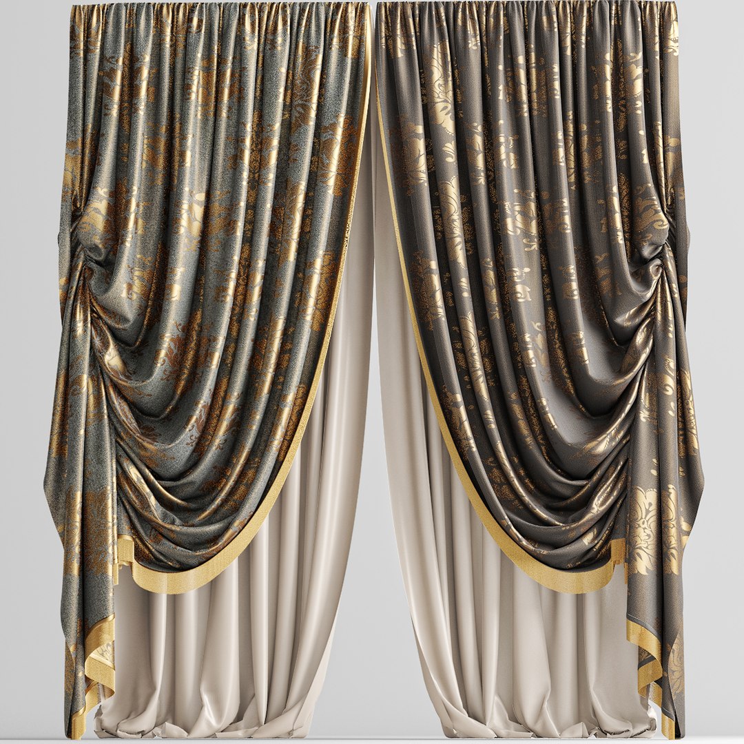 Curtain Tapestry 3d Model