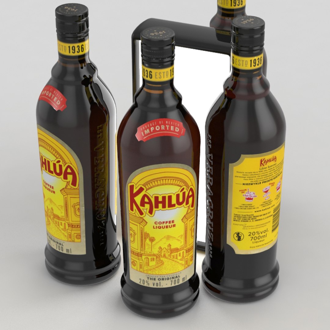 Kahlua coffee 3D model - TurboSquid 1259811