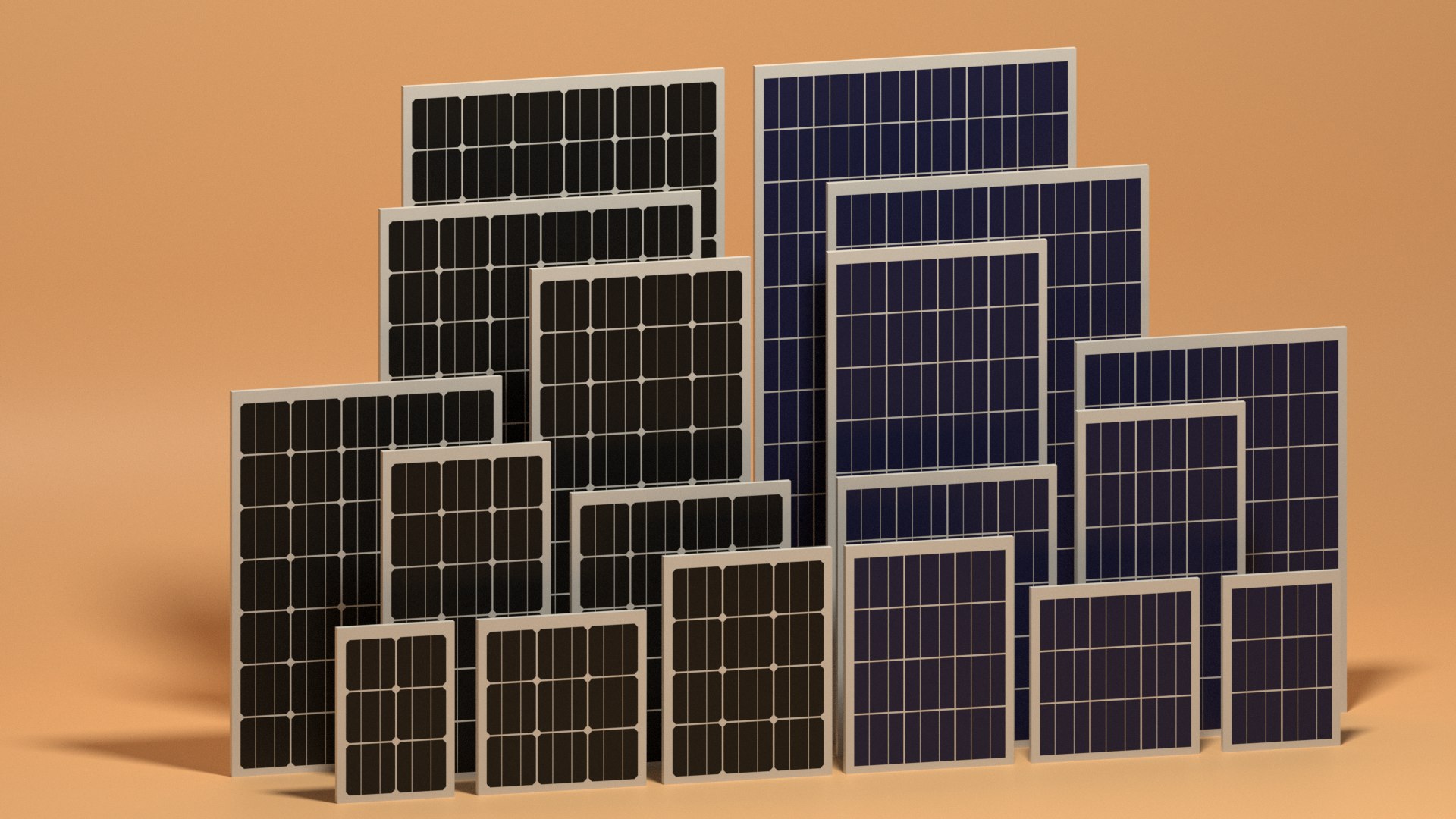 3D Model Solar Panels Collection - TurboSquid 2032620