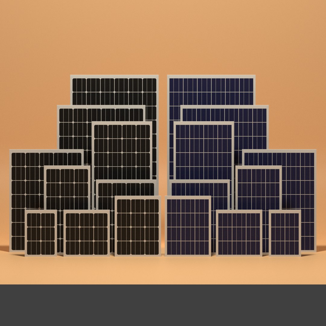 3D Model Solar Panels Collection - TurboSquid 2032620