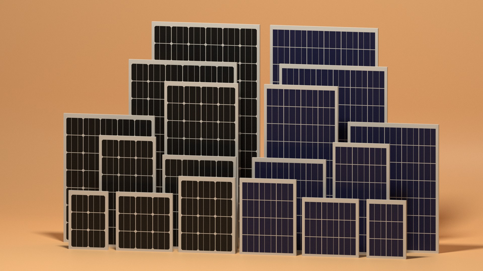 3D Model Solar Panels Collection - TurboSquid 2032620