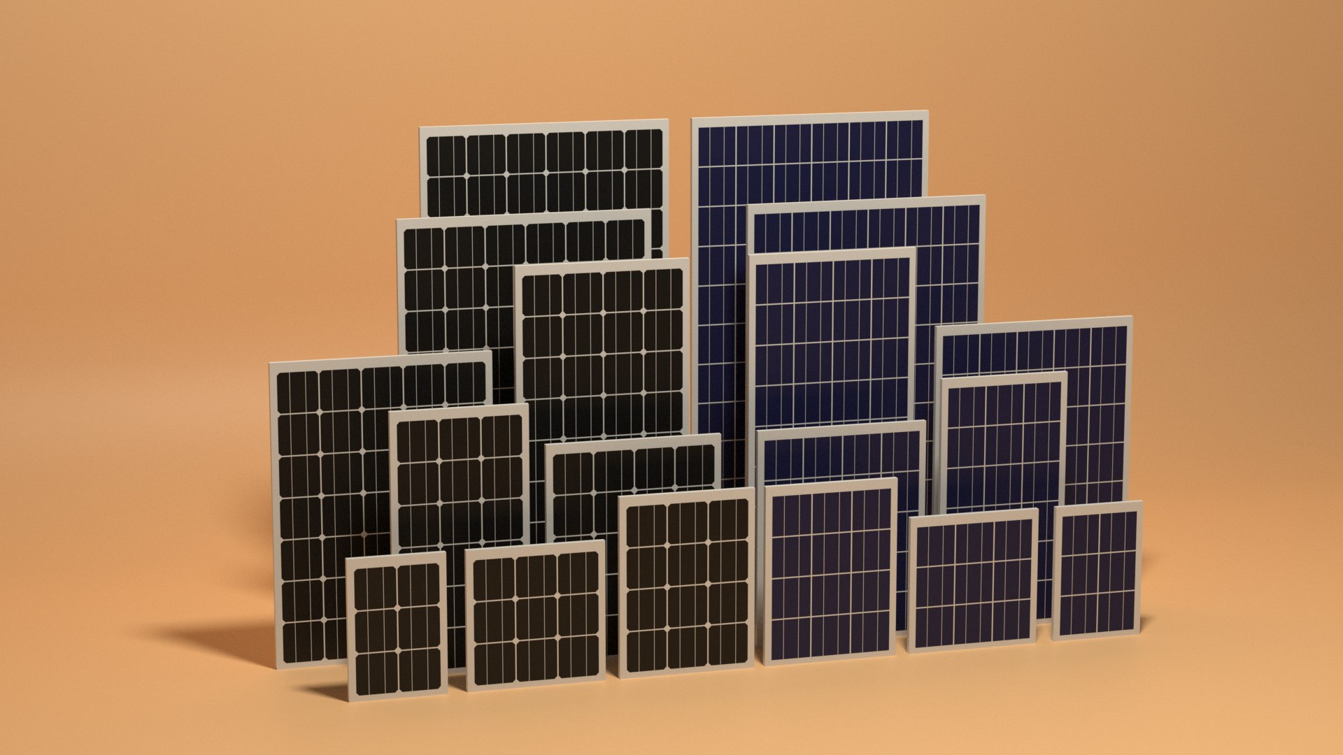 3D Model Solar Panels Collection - TurboSquid 2032620