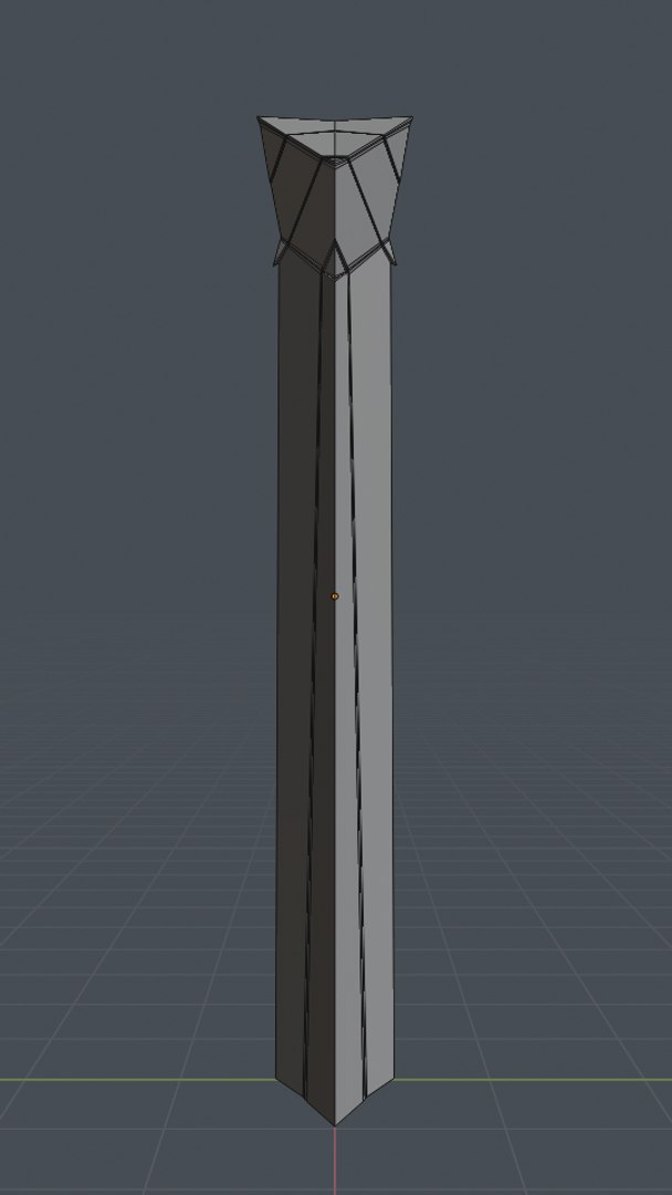 3D Model Futuristic Artistic Decorative Pillar - TurboSquid 1599112