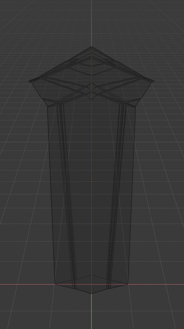 3D Model Futuristic Artistic Decorative Pillar - TurboSquid 1599112