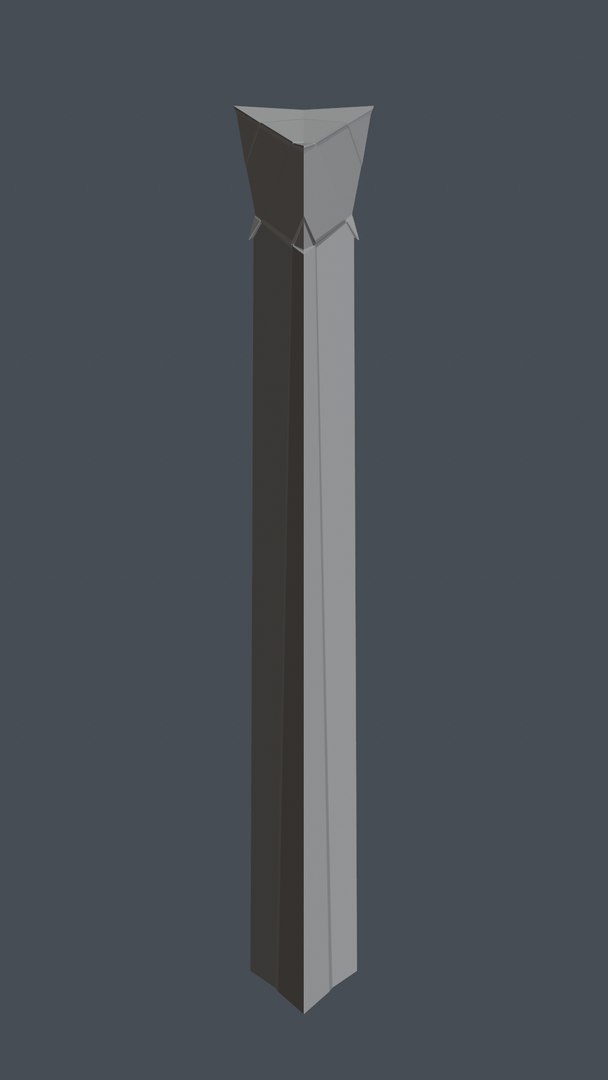 3D Model Futuristic Artistic Decorative Pillar - TurboSquid 1599112