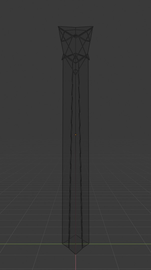 3D Model Futuristic Artistic Decorative Pillar - TurboSquid 1599112