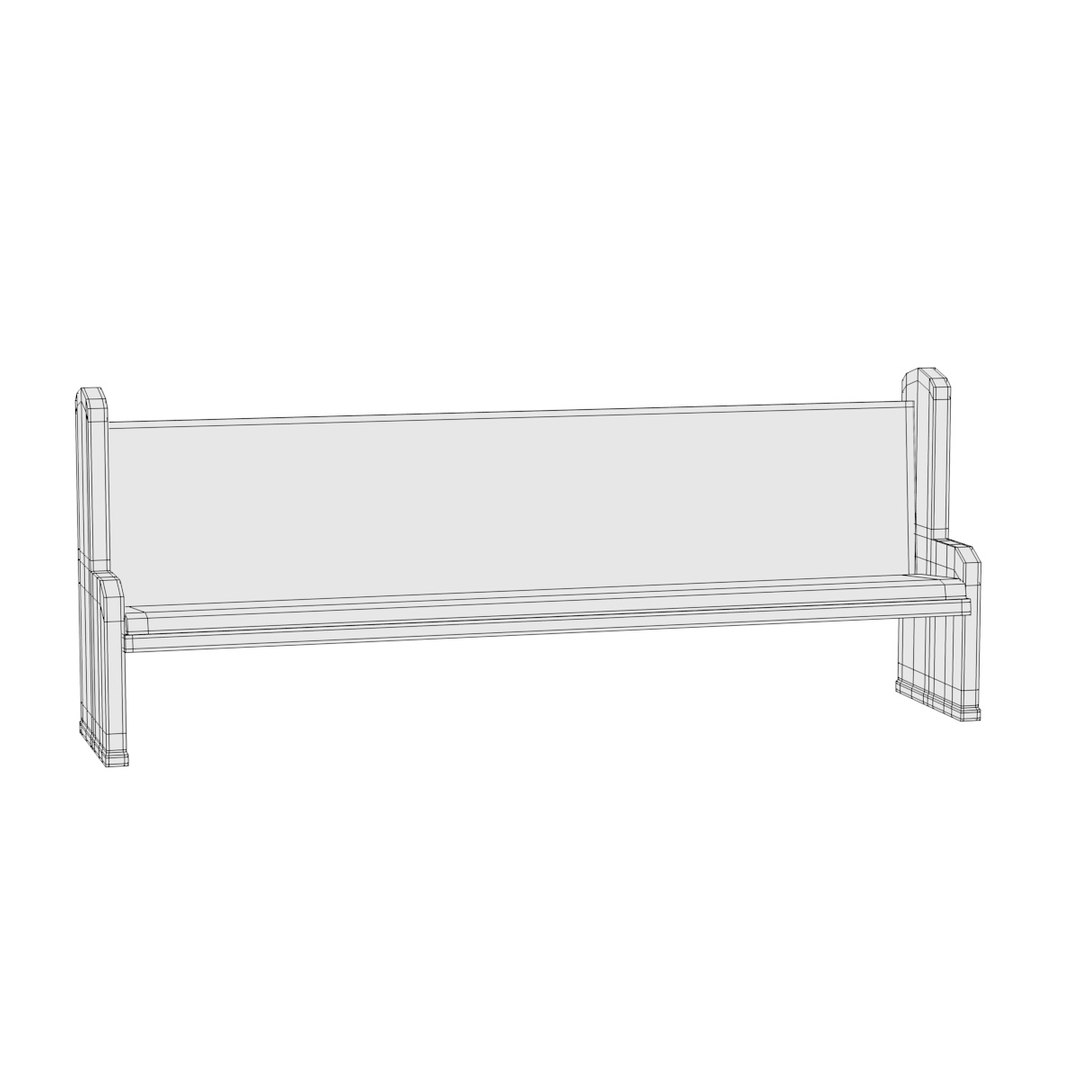 Court Room Courtroom 3d Model