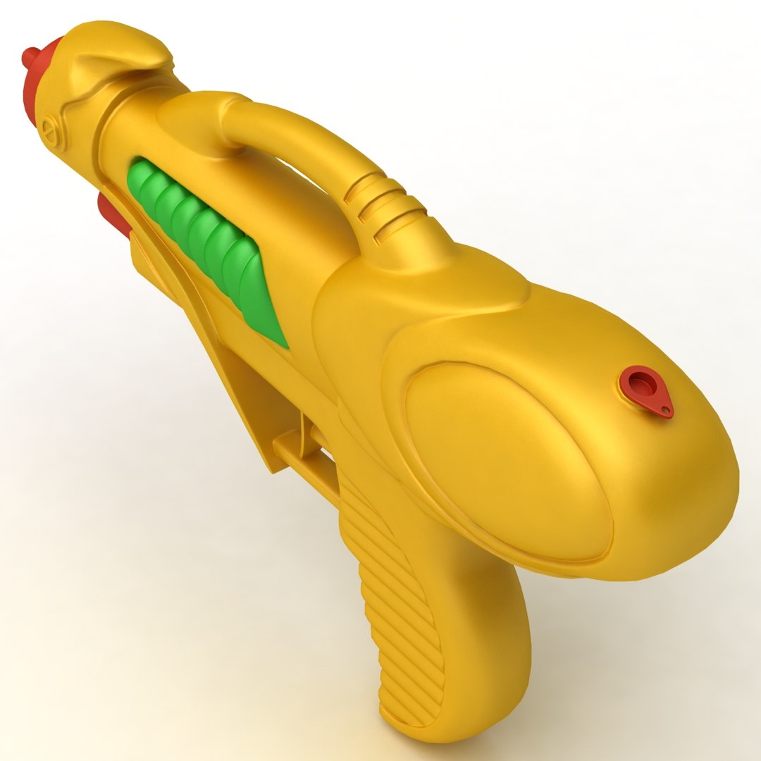 Water Gun 3d Model
