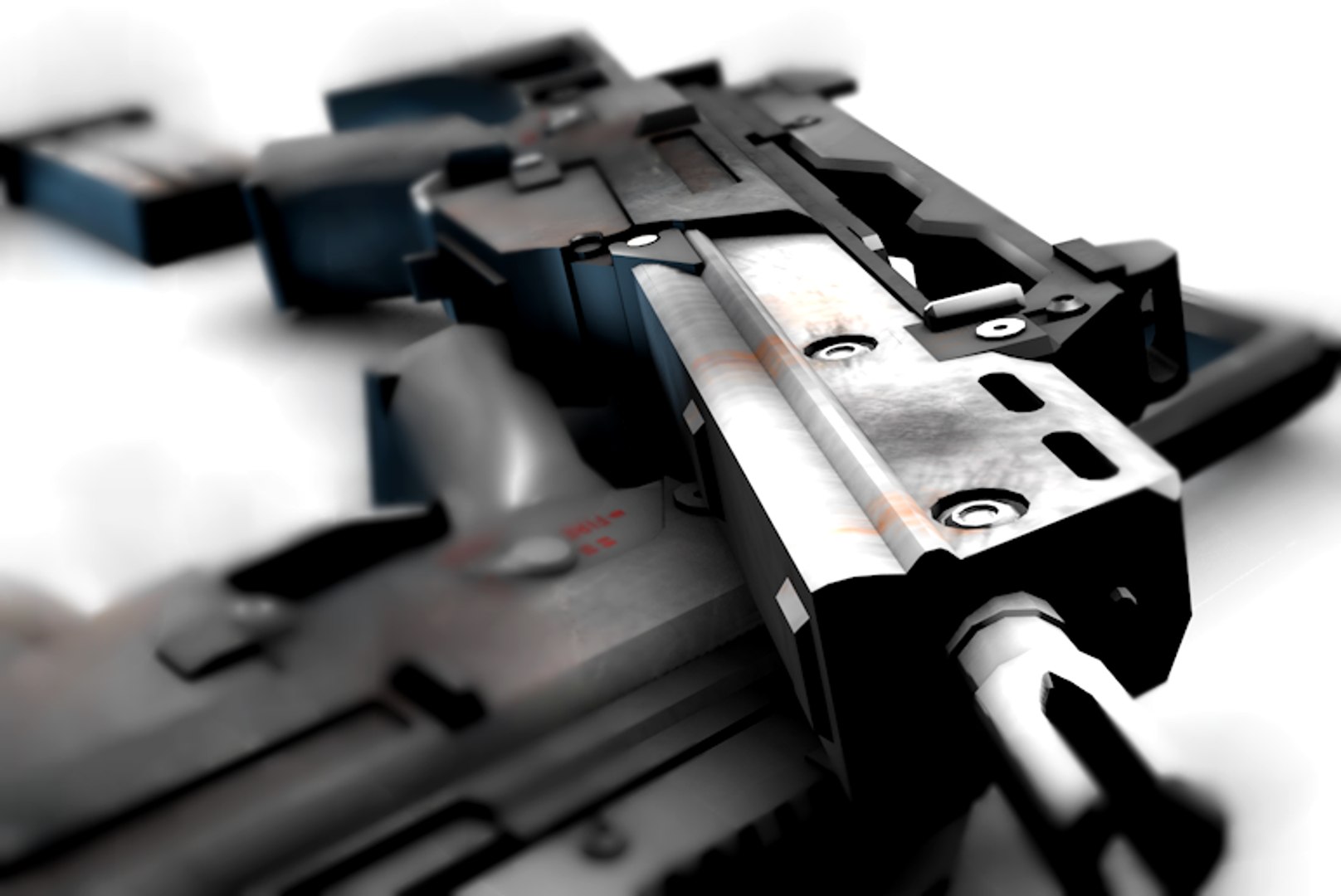 assault rifle 3d c4d