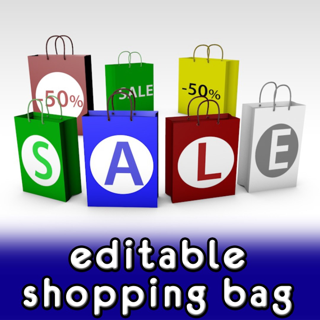 3ds shopping bag