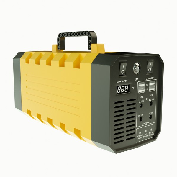 Portable Power Station 3D model - TurboSquid 1986828