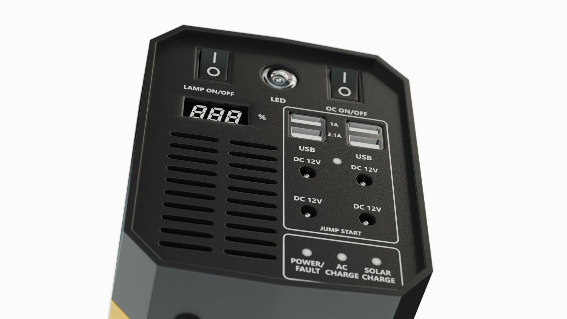 Portable Power Station 3D Model - TurboSquid 1986828