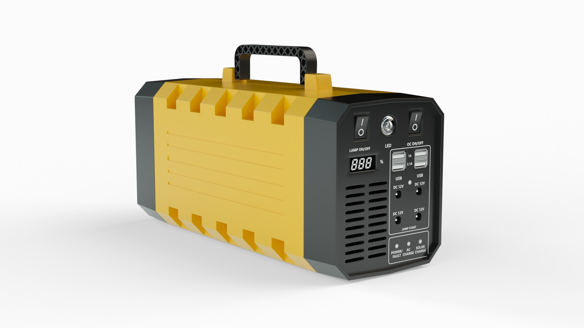 Portable Power Station 3D Model - TurboSquid 1986828