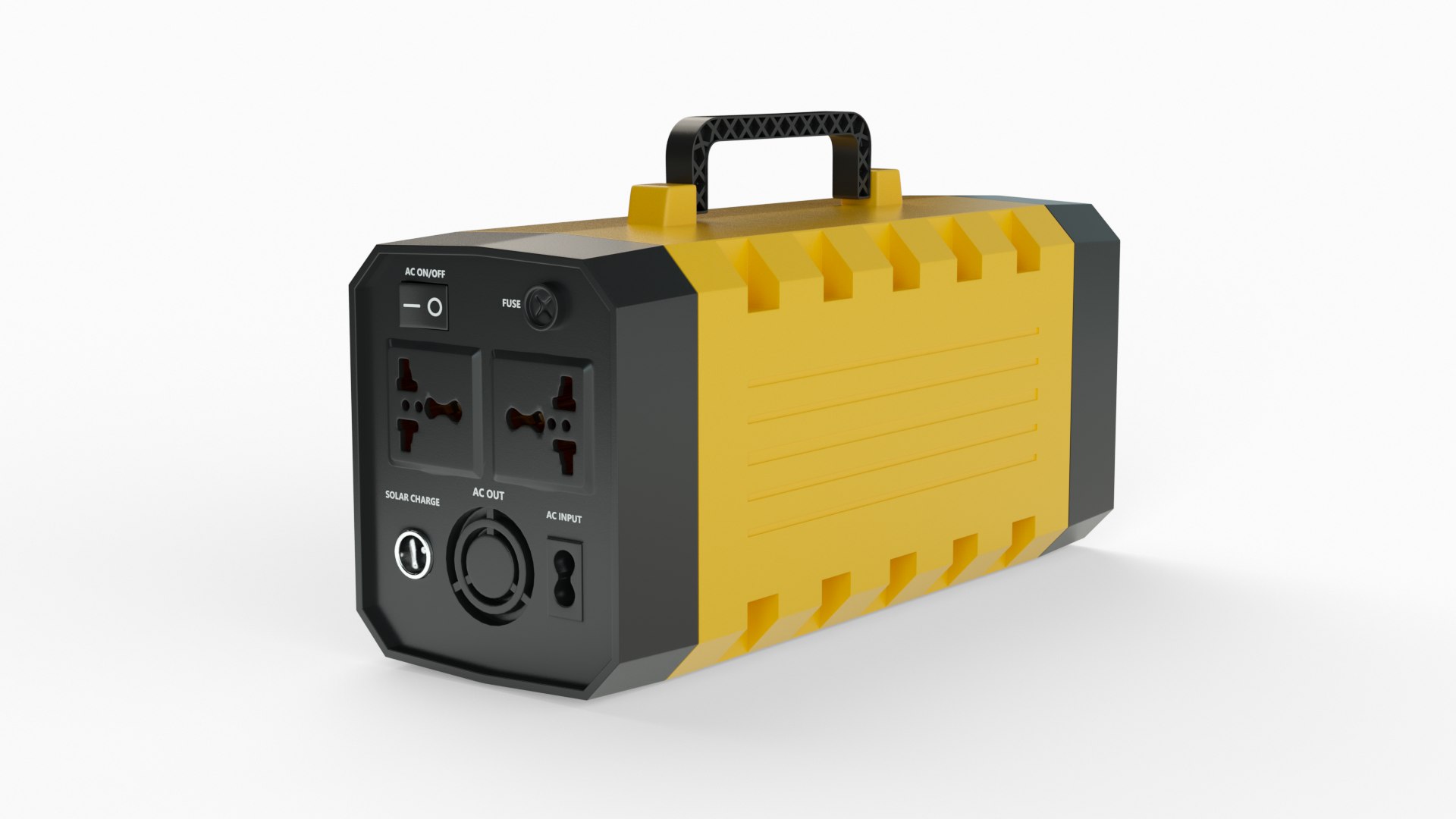 Portable Power Station 3D Model - TurboSquid 1986828
